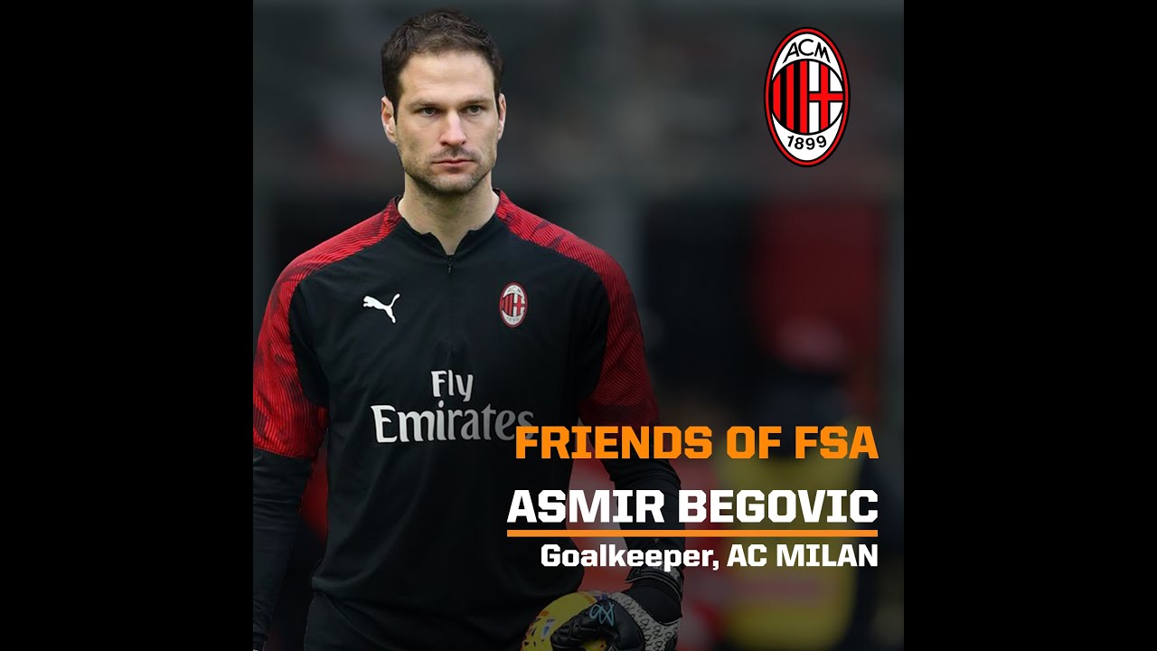 Friends Of FSA - Asmir Begovic, AC Milan - YouTube