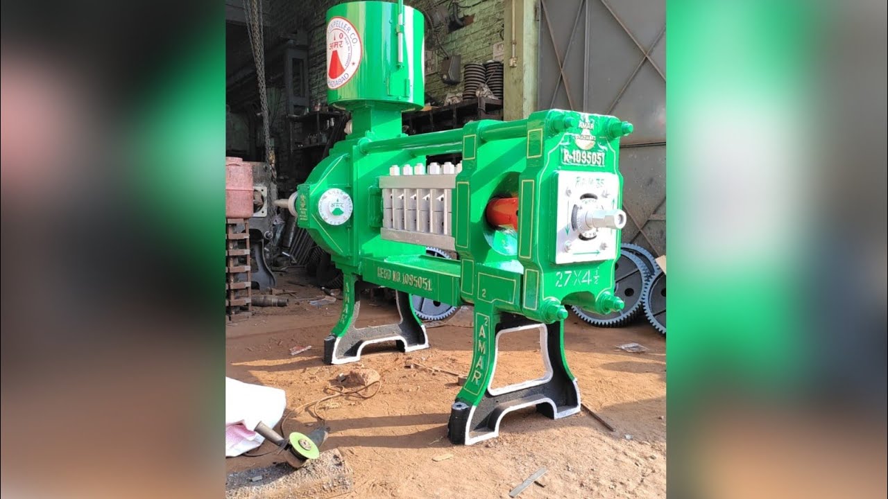 Amar Oil Expeller 27"x4½" DLX(6 Bolt) in action.Location:Sawai Madhopur ...
