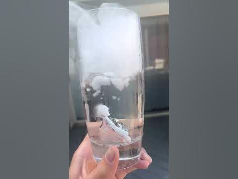 What happens when you put dry ice into water! - YouTube