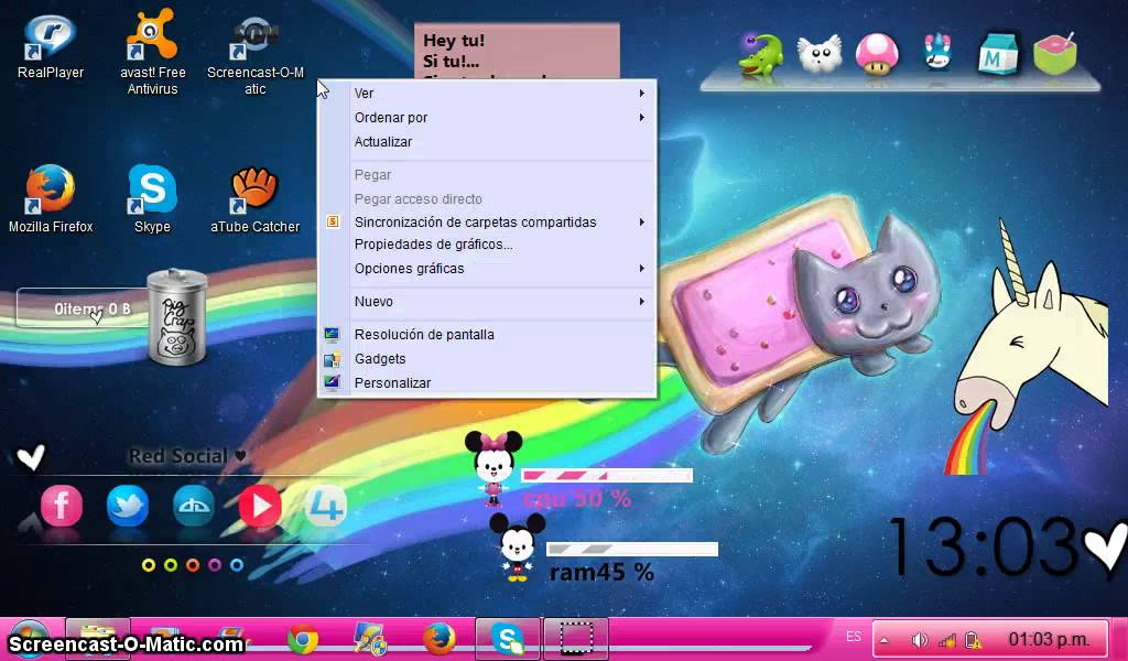 Como quitar los Iconos del Escritorio Sin Eliminarlos (Facil♡) - YouTube