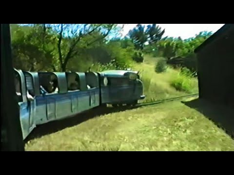 Oakland Zoo Train 1988 (old Aerotrain style) - AI upscaled re-edit