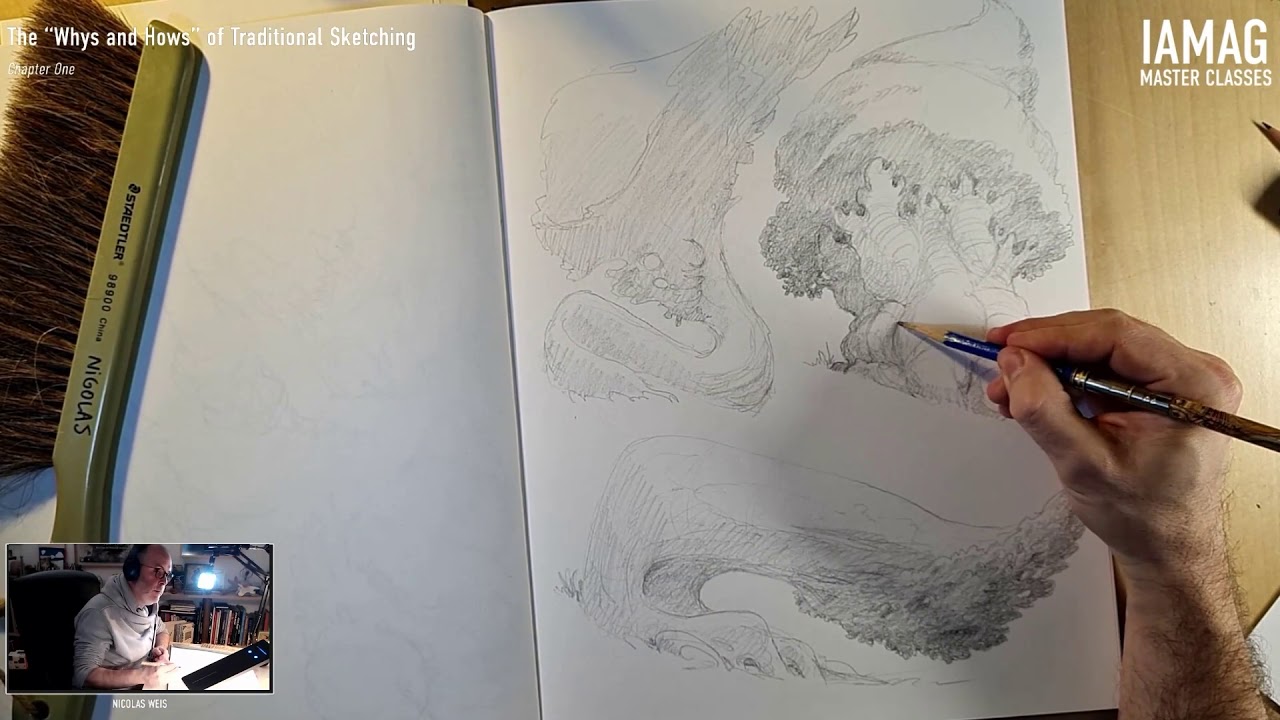 The Art of Nicolas Weis : The Whys And Hows of Traditional Sketching ...