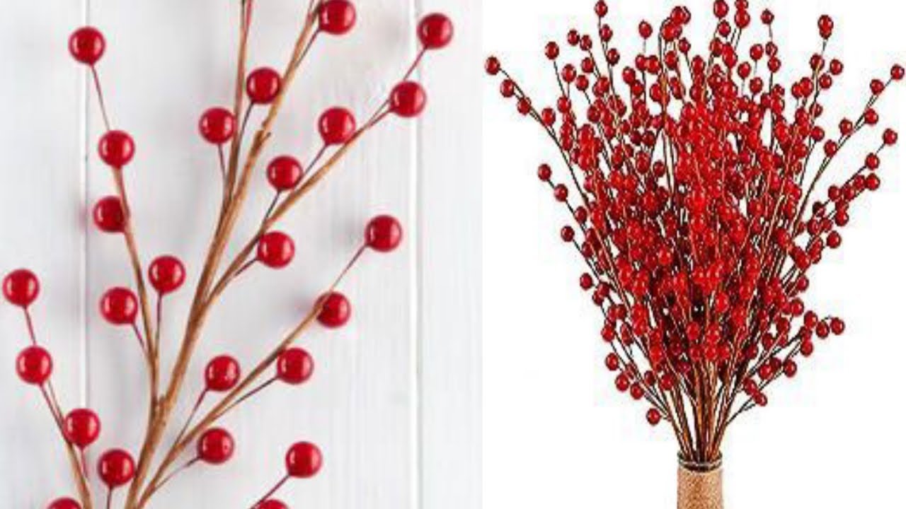 Diy Red Berries - YouTube