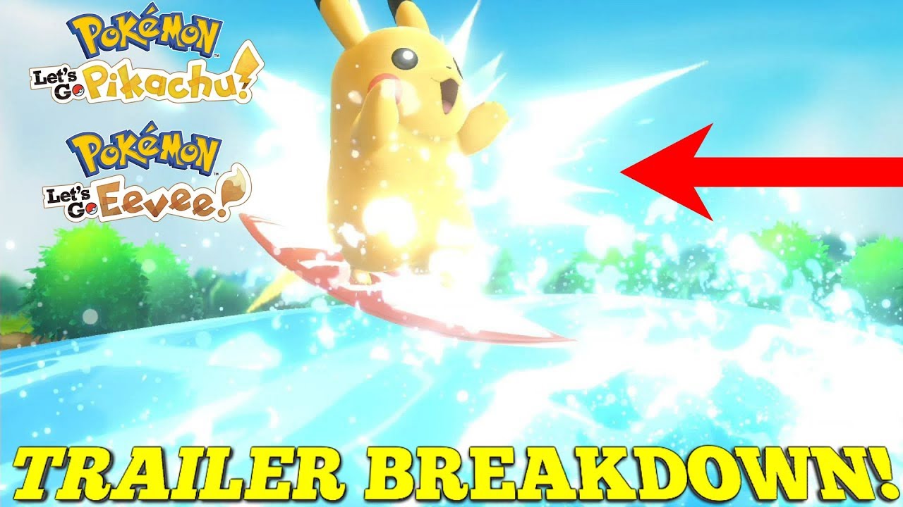 SPLISHY SPLASH PIKACHU ?! Pokemon Let's Go Pikachu & Let's Go Eevee ...