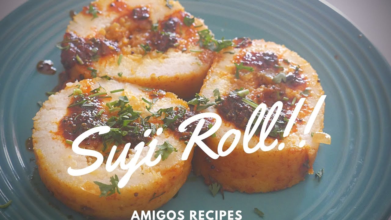 Suji Roll | Fusion Recipe | Breakfast Recipe - YouTube