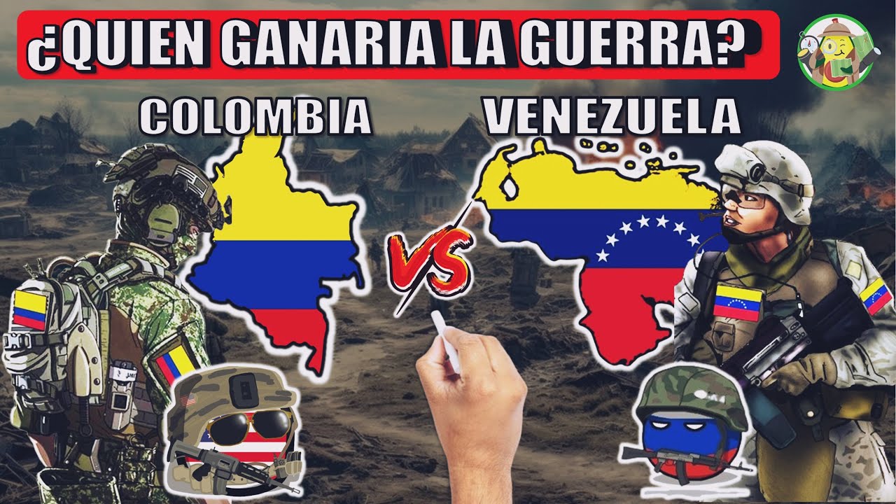 ¿Quién GANARÍA entre Colombia y Venezuela en una GUERRA? ¿Qué pasaría ...