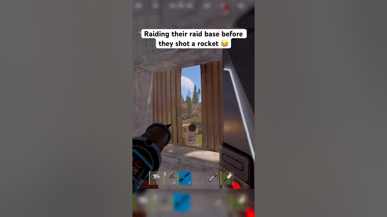 Defending my box of rockets from Greedy MEN (PART 2) #rust #rustgame #rustclips #rustraid # ...