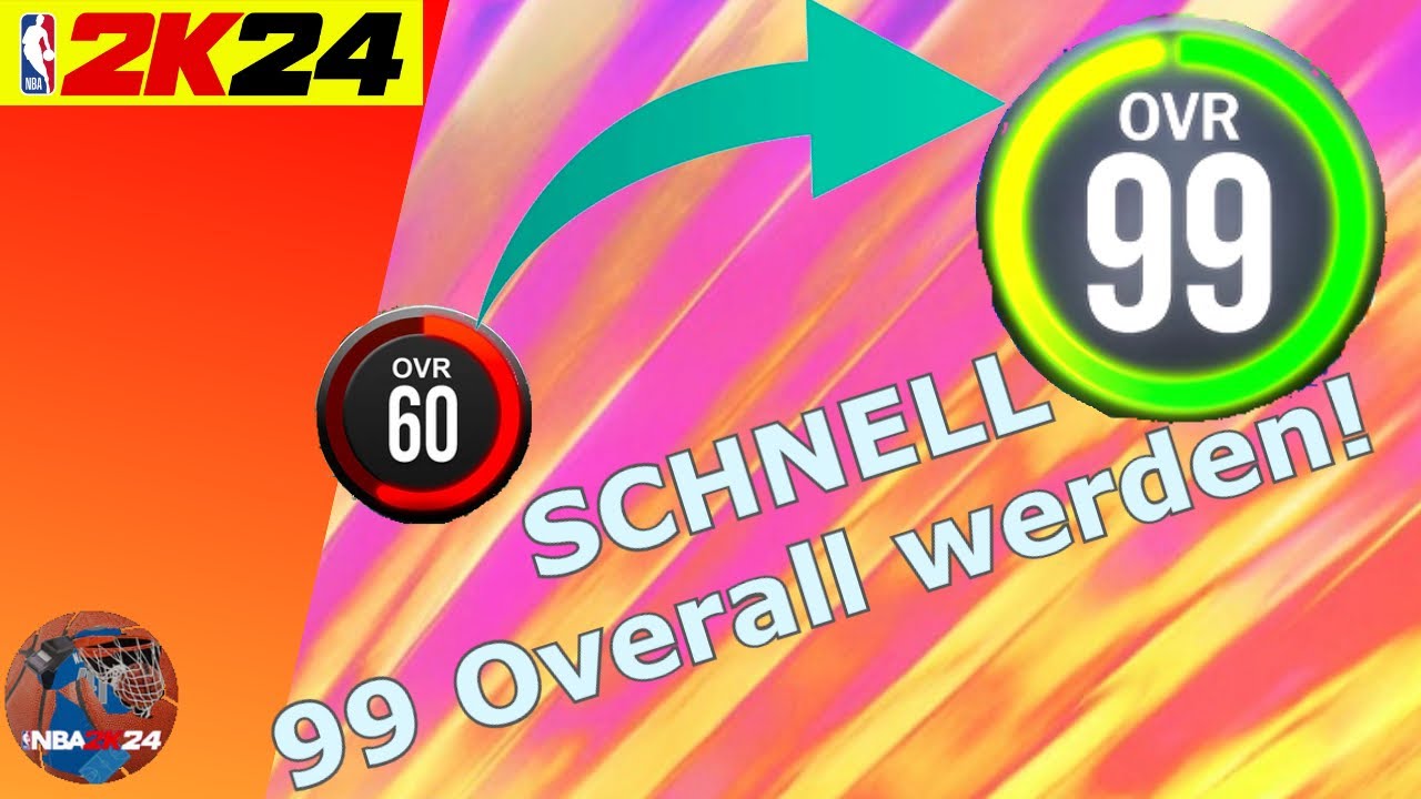 Die SCHNELLSTE METHODE, um 99 OVERALL zu werden in NBA 2K24 MyCareer ...