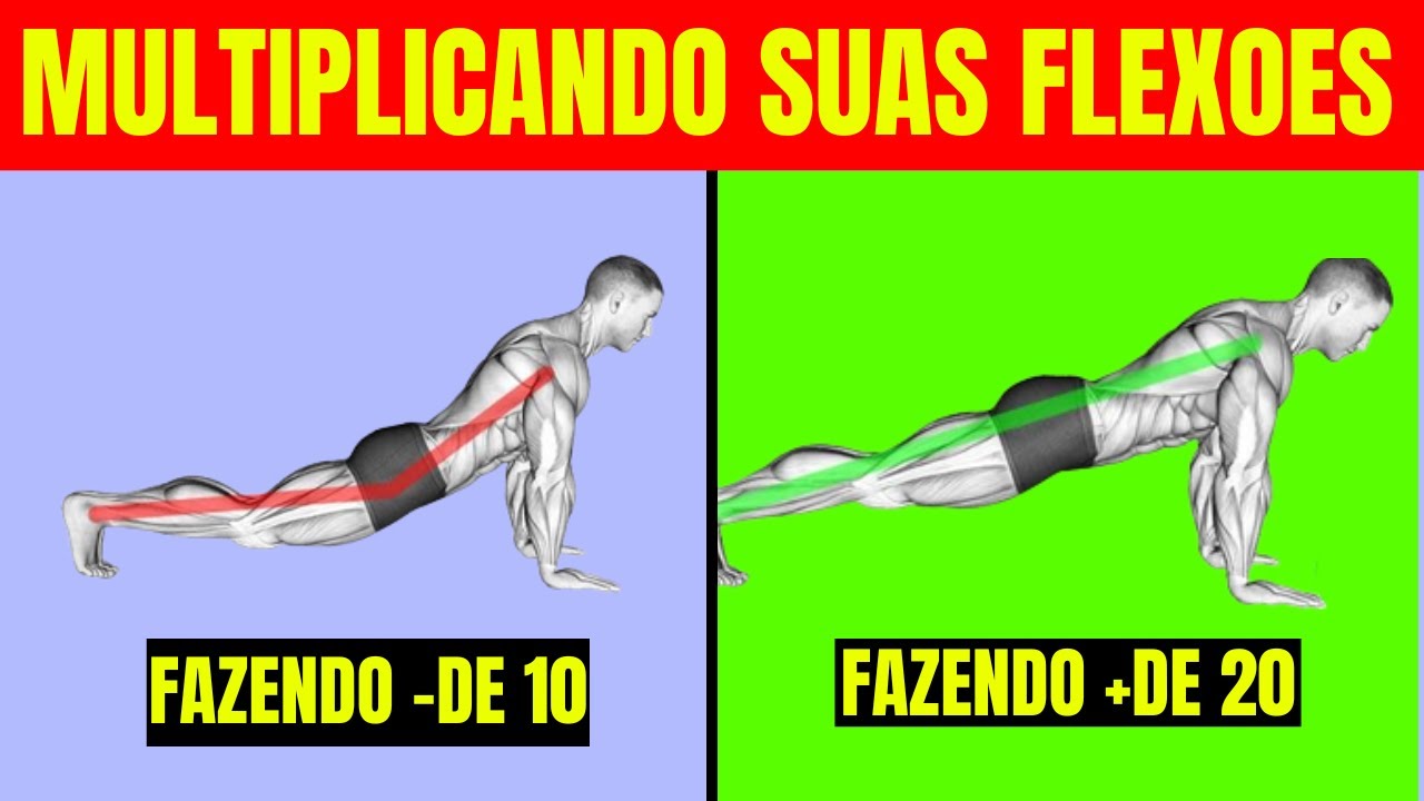 COMO AUMENTAR O MÁXIMO DAS SUAS FLEXÕES E FICAR FORTE - YouTube