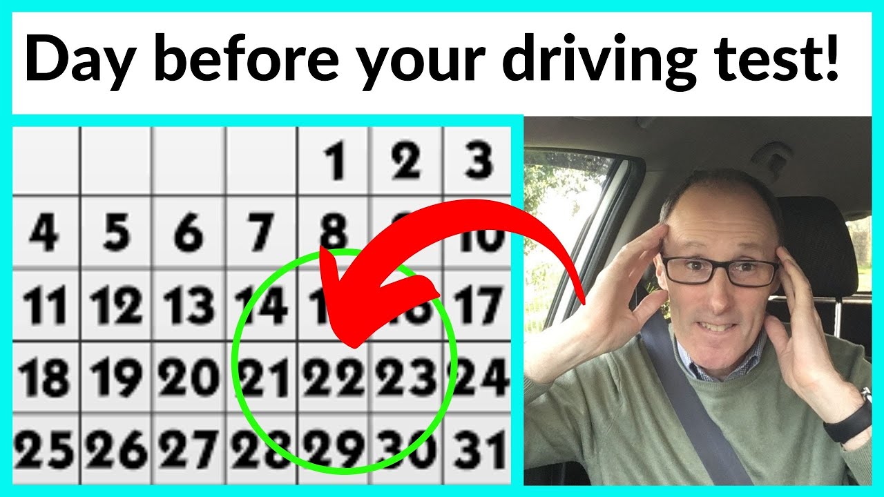 Day before your driving test! - YouTube
