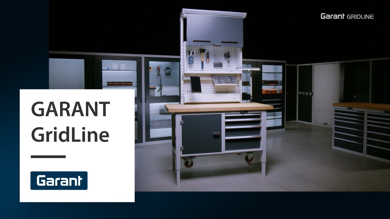 GARANT GridLine Werkbank - Betriebseinrichtung - YouTube