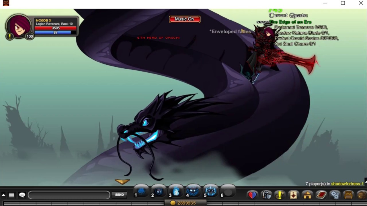 AQW The Edge of an Era : Yami no Ronin Katana and Yokai Sword Scroll ...