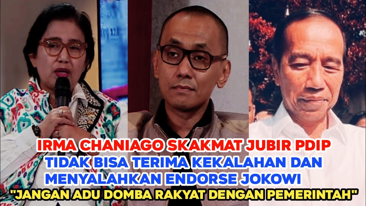 Tidak Terima Kekalahan,Uni Irma Skakmat Jubir PDIP "Jangan Adu domba ...