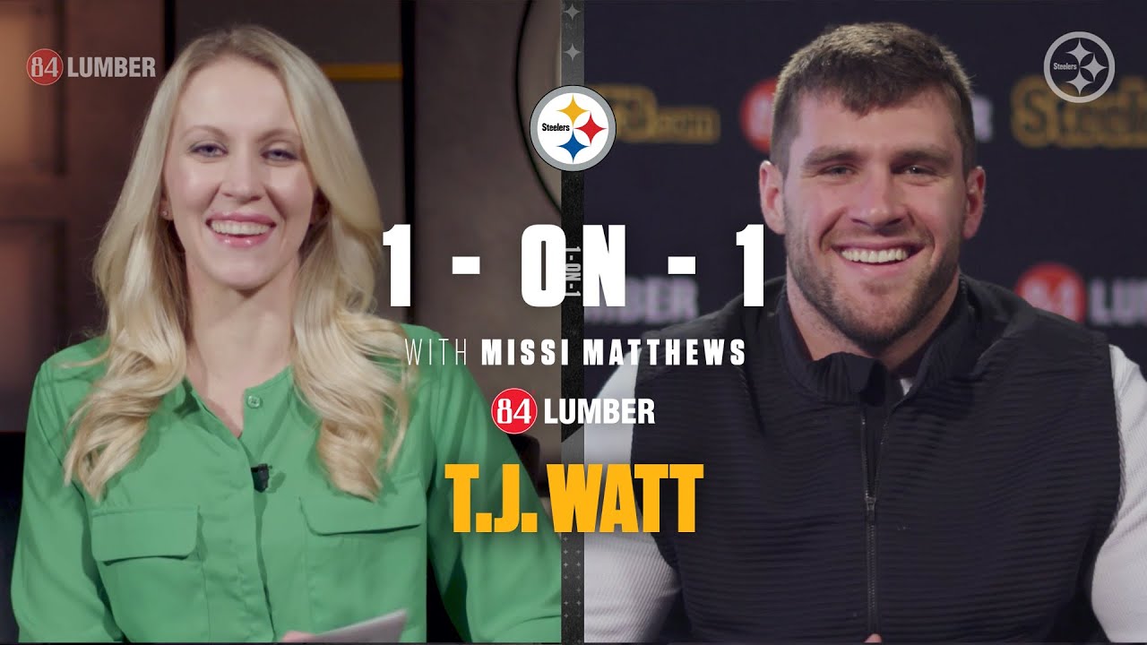 1-on-1 with Missi Matthews: T.J. Watt | Pittsburgh Steelers - YouTube