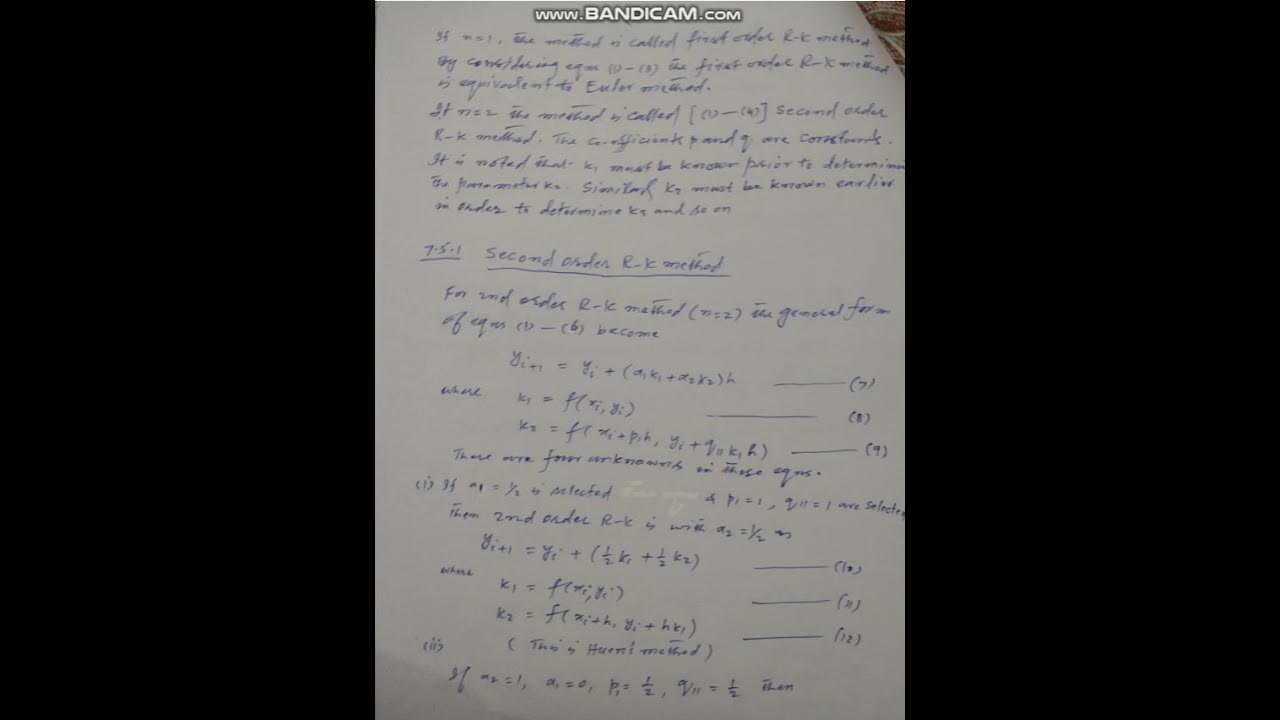 Numerical Solution Of Odes Lecture 4 Youtube
