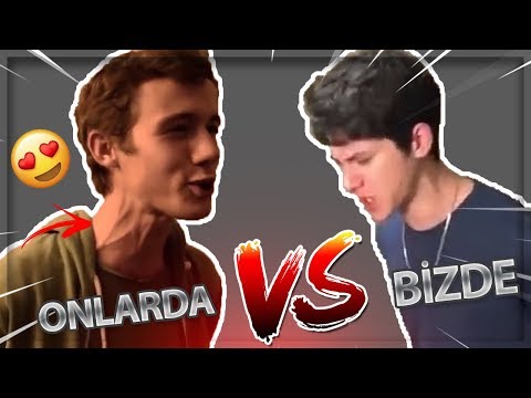 HUWARİ HURRA ŞARKISI | ONLARDA VS. BİZDE | Eğlenceli Video Caps