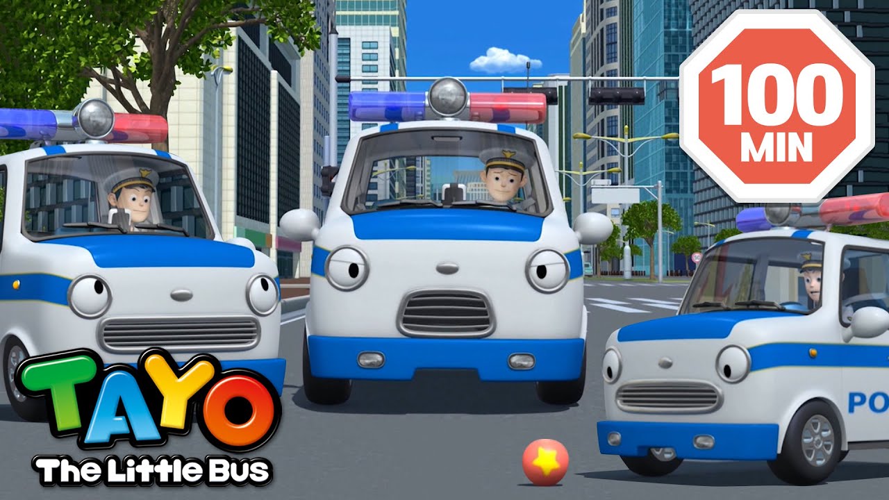 Tayo Character Theater l The Best Moment of Police Car, Pat! l Tayo ...