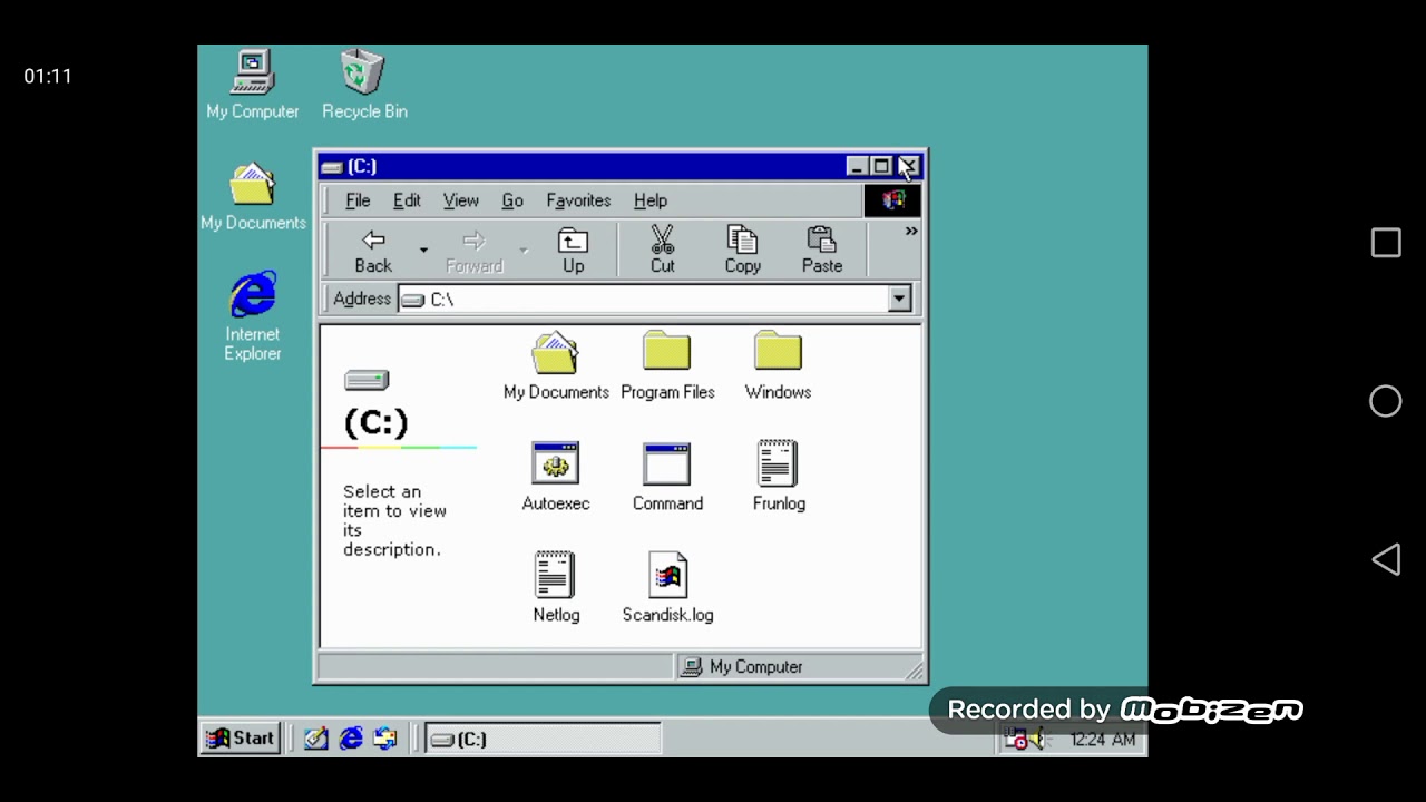 Win98 simulator all version (x8 speed) - YouTube