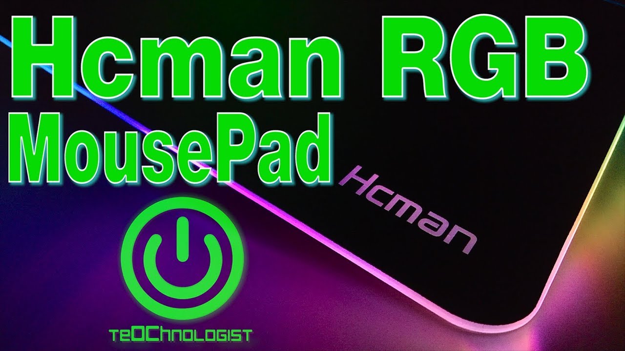 HCman RGB Gaming Mousepad...από την Cooler Master; - YouTube