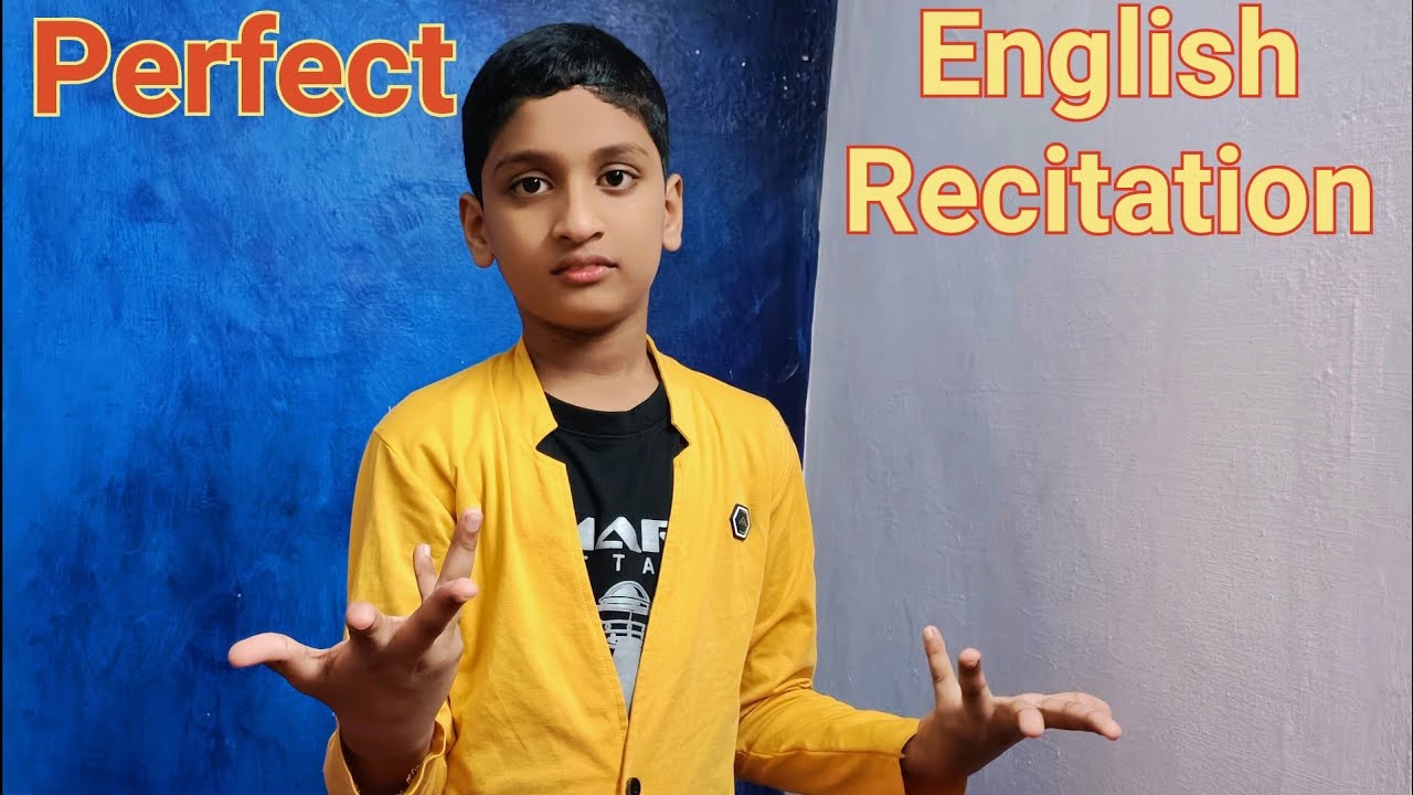 Perfect English Recitation| Perfect Recitation| Arts Festival 2024 ...