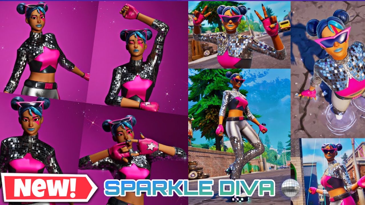 Fortnite Sparkle Diva Skin Gameplay | Solo Squads | High Elimination ...