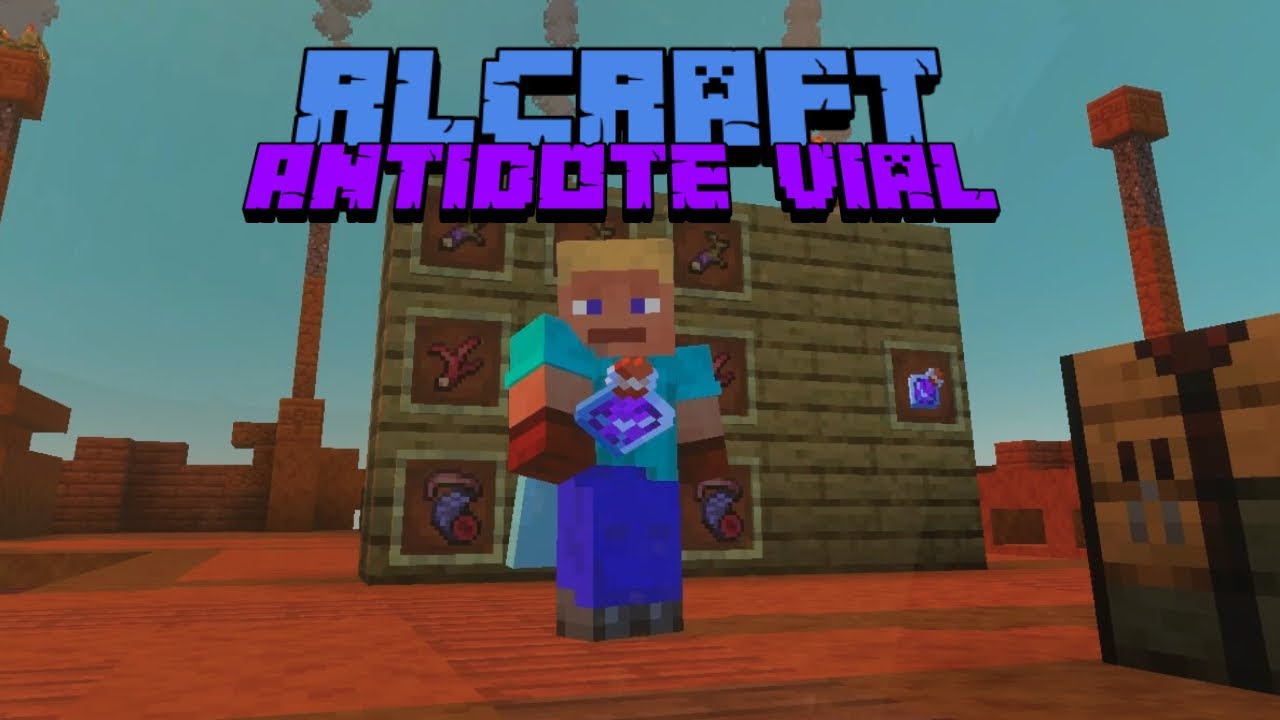 RLCraft Bedrock - How To Craft Antidote Vial - YouTube