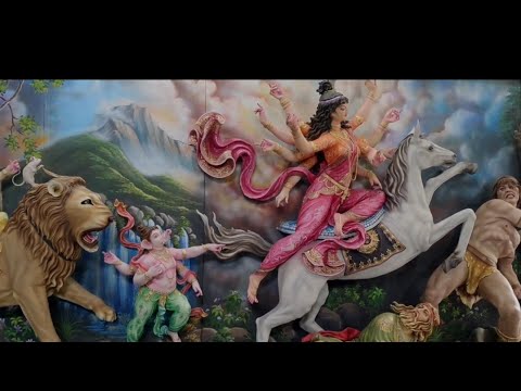 The preparation of Durga protima at eleven hours in kumertulli ...