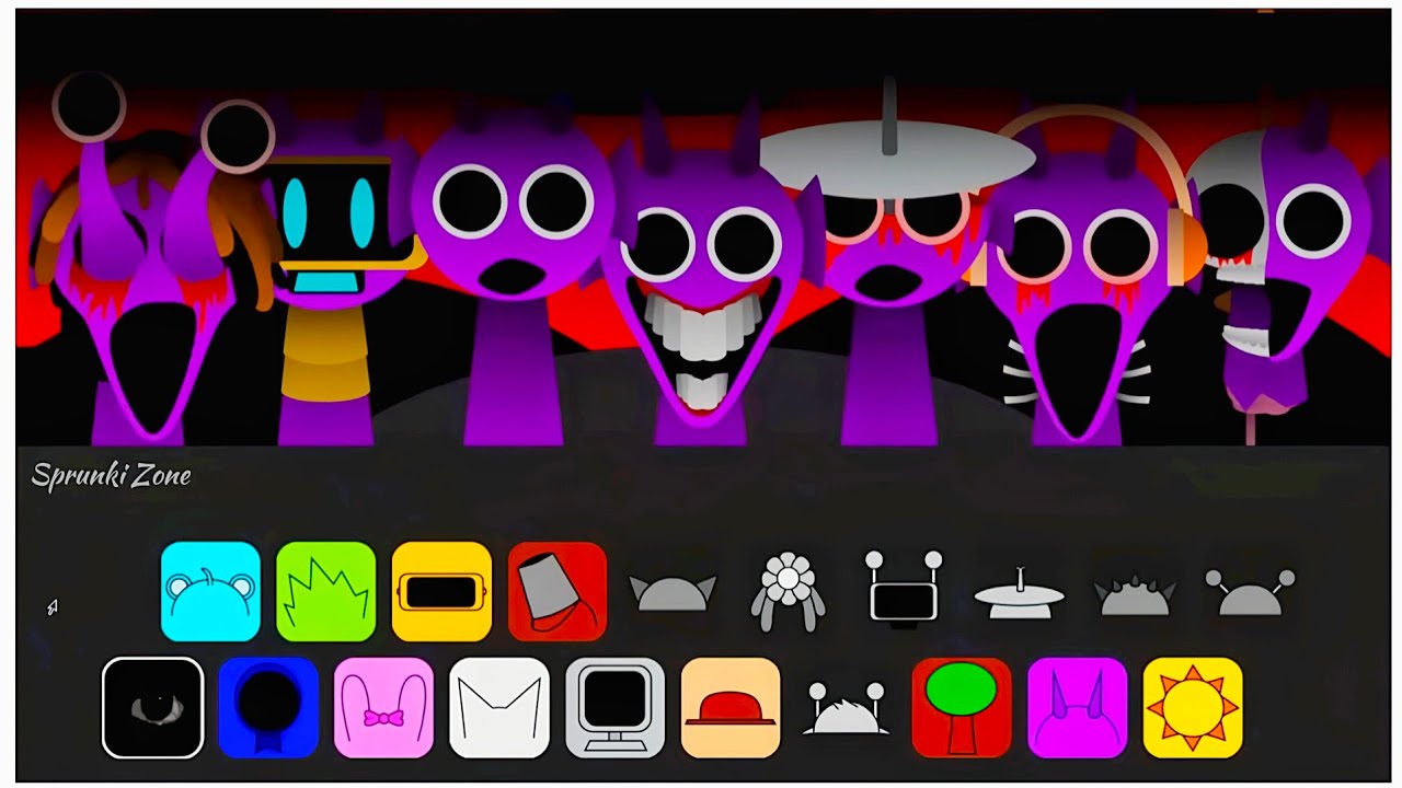 Sprunki DURPLE and Phase 2 But All Characters - YouTube