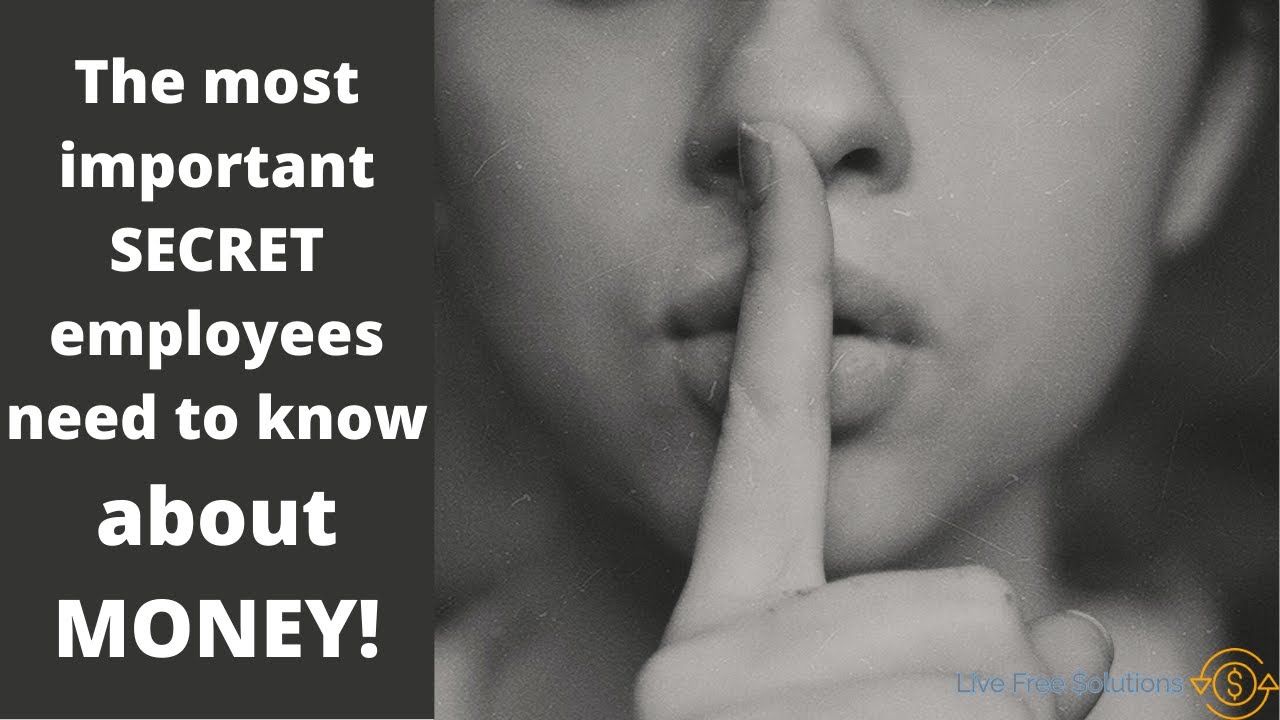 The most important SECRET employees need to know about MONEY! - YouTube