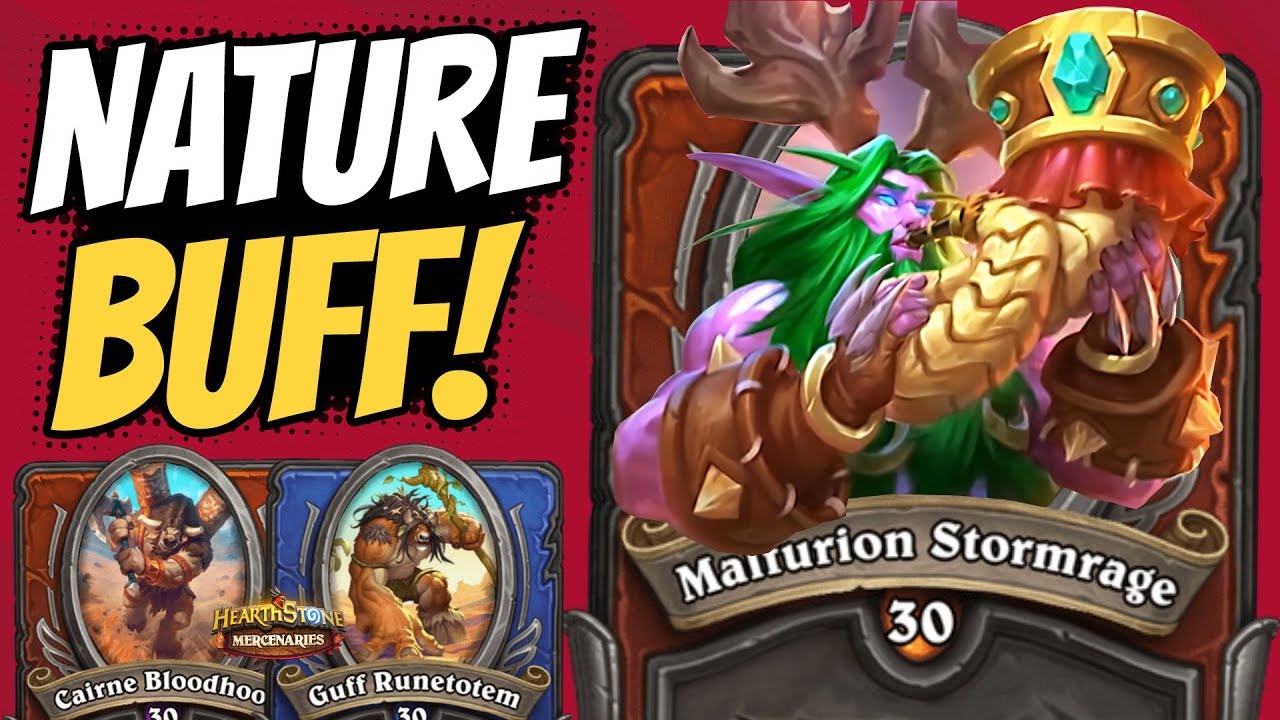 CRAZY MERC BUFFS!! Guff gets buff with Nature synergy! - YouTube