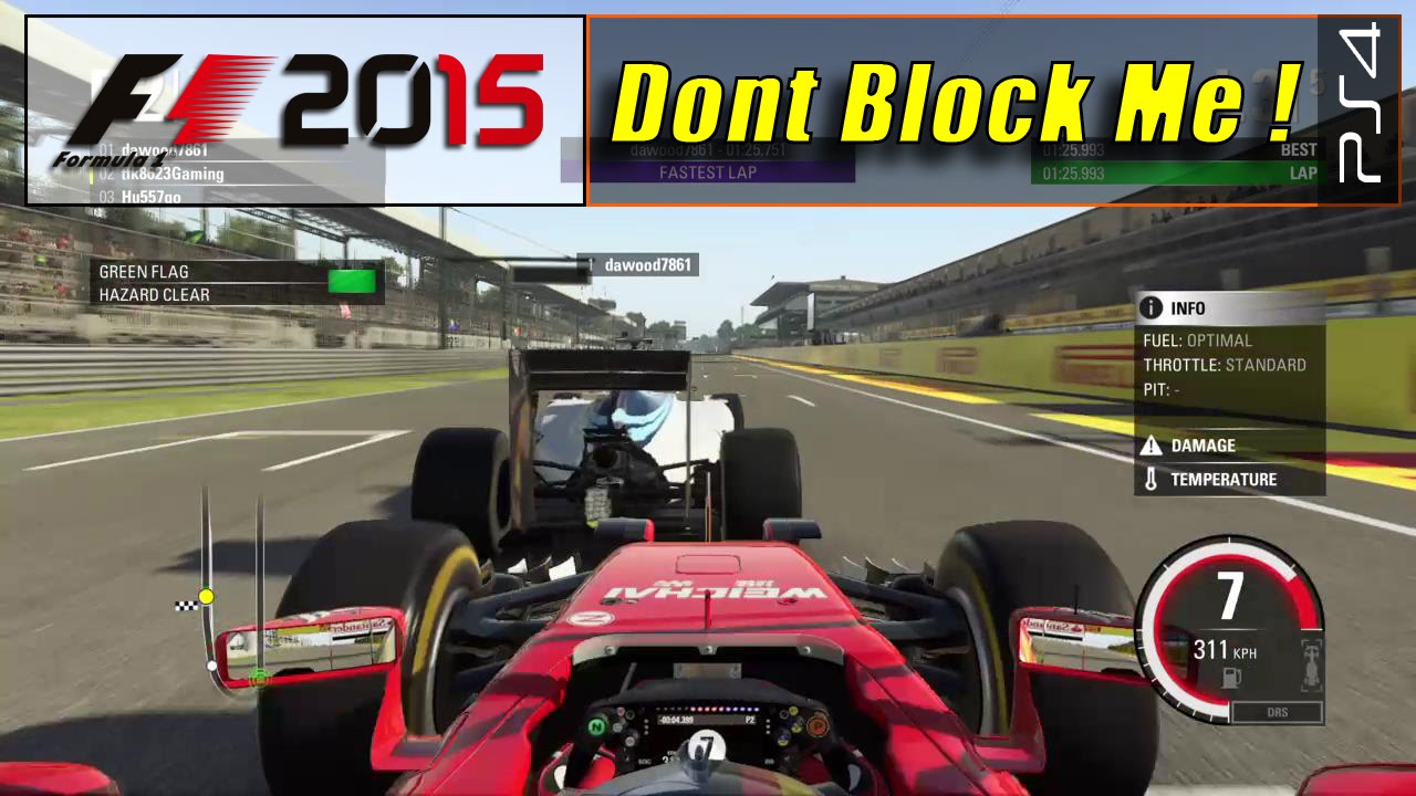 F1 2015 (PS4) - Online Gameplay #2 - Dont Block Me ! ( 720p ) HD - YouTube