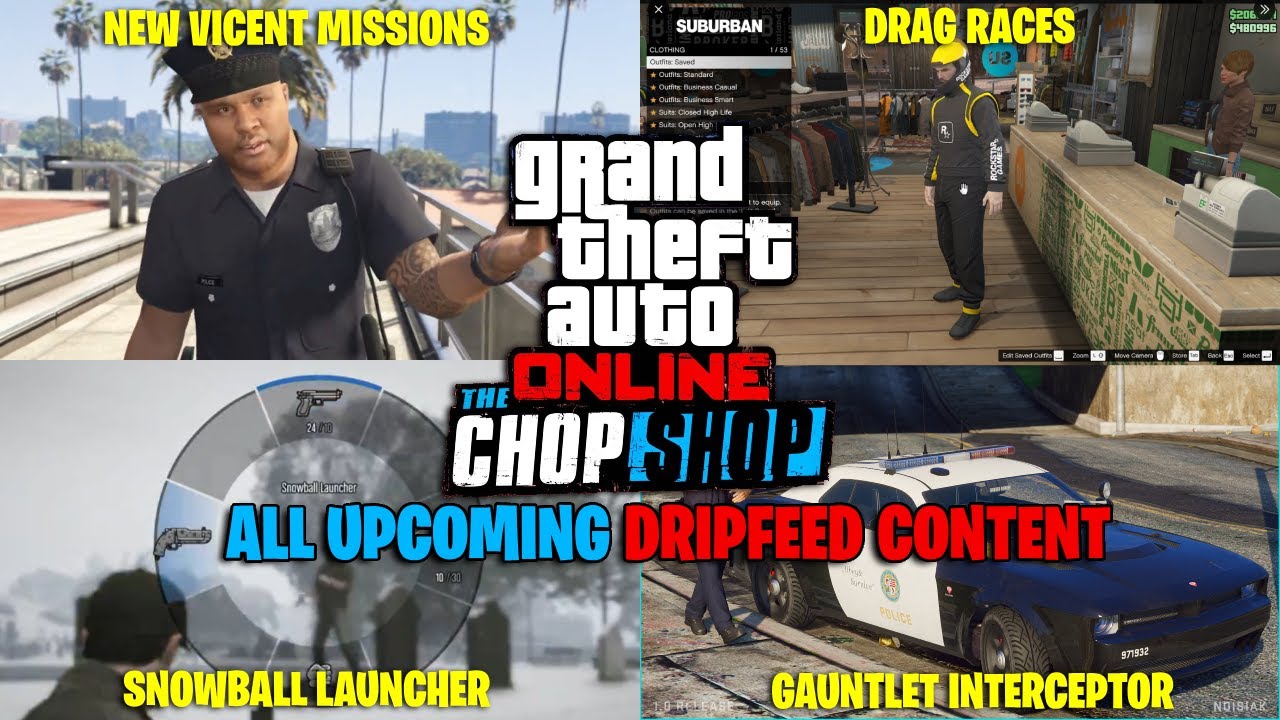 All the UNRELEASED DRIP-FEED Coming with the GTA ONLINE THE CHOP SHOP ...