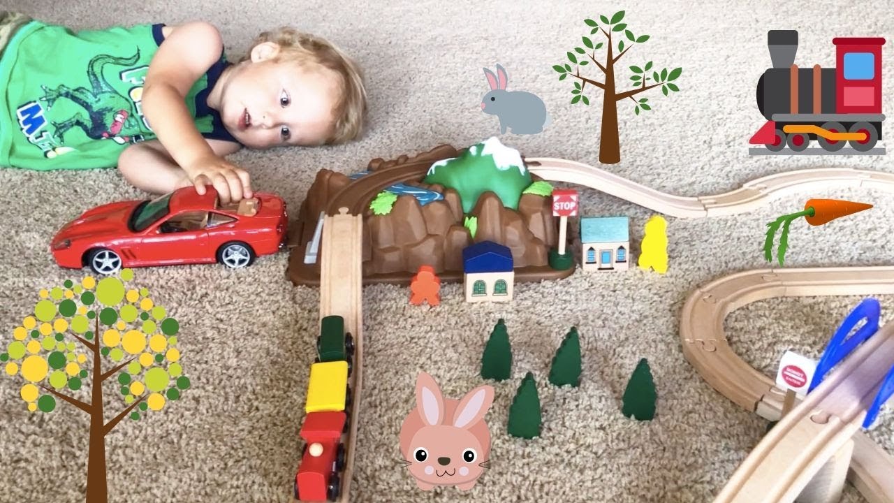 New Train Wooden Railway Toy | Wild Ridge Train - YouTube