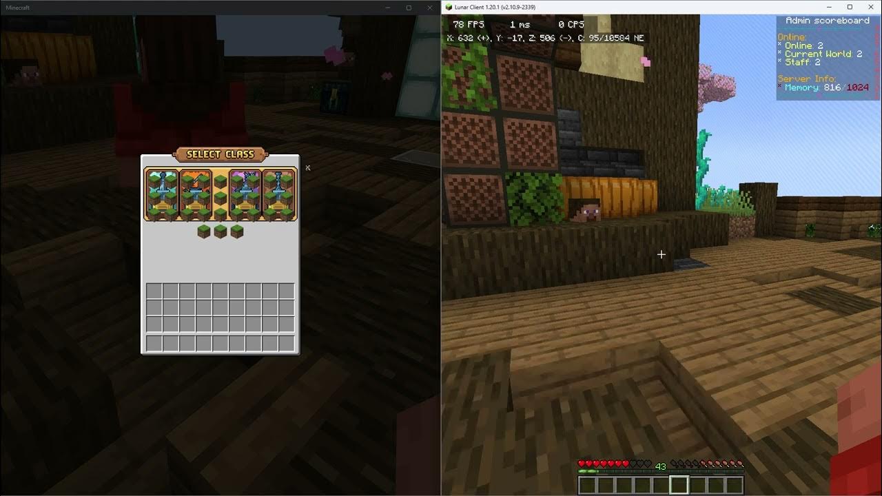 Showcase GUI Bedrock & Java - YouTube