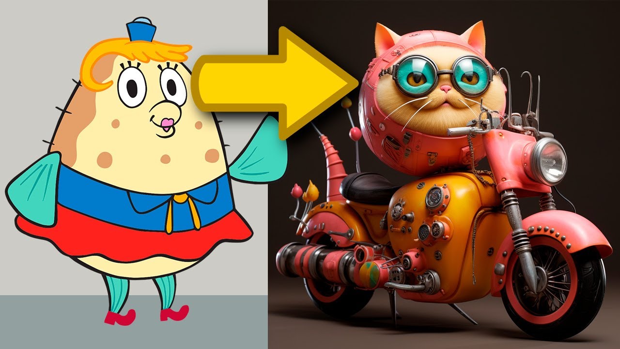 SpongeBob All Characters's favorite Motorcycles. 10 crazy combinations ...