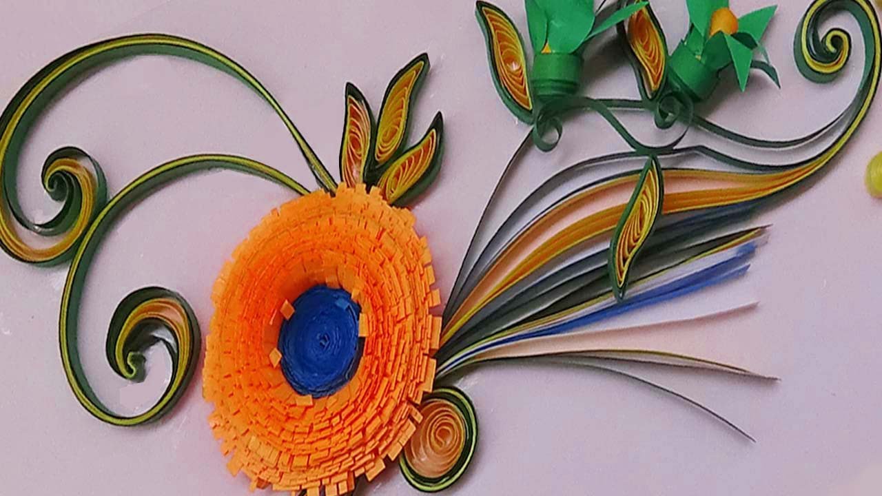 Quilling Made Easy How To Make Beautiful Orange Flower Using Paper Quilling Card YouTube quilling-made-easy-how-to-make-beautiful-orange-flower-using-paper-quilling-card-youtube
