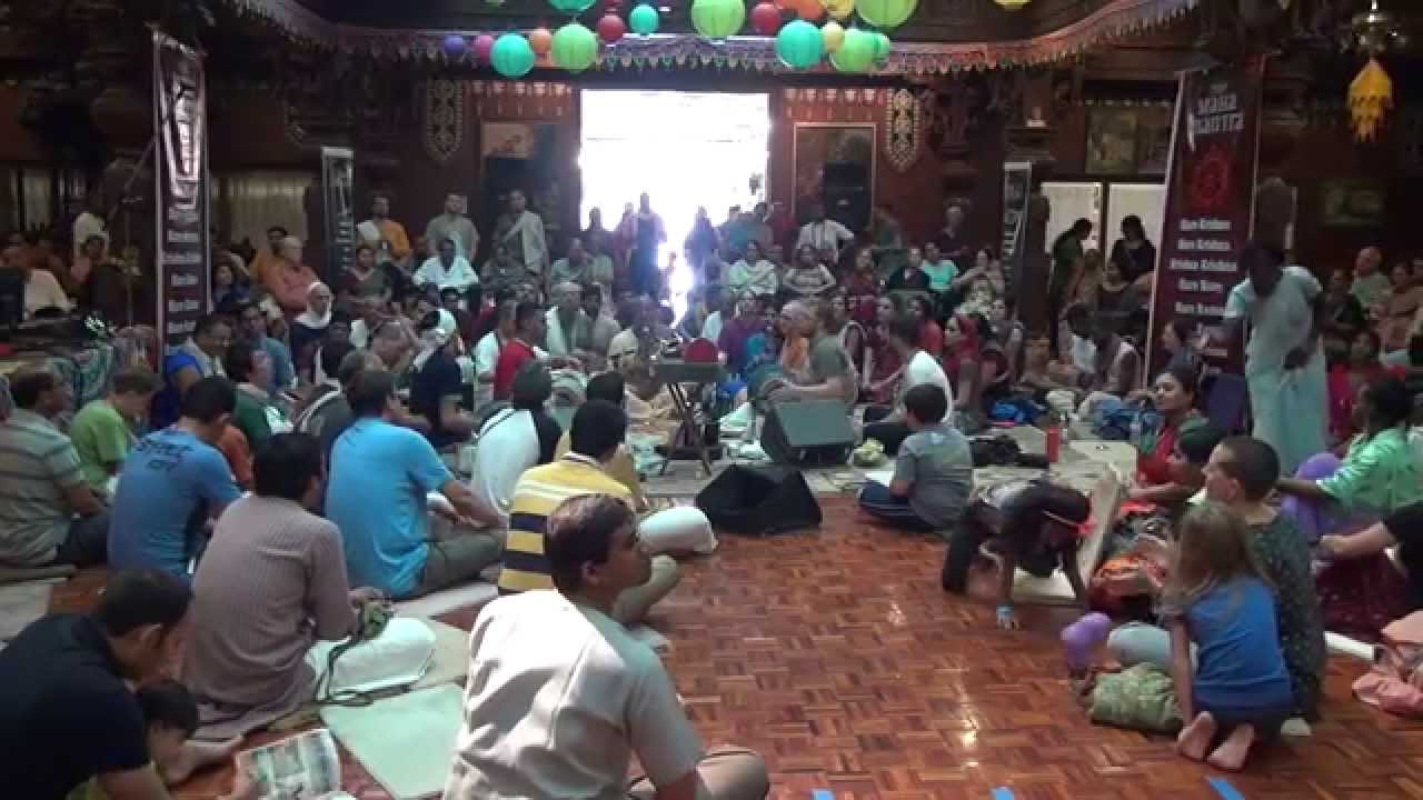 2015- 24 Hour Kirtan in New Vrindavan - Kirtan by HG Agnidev das - YouTube