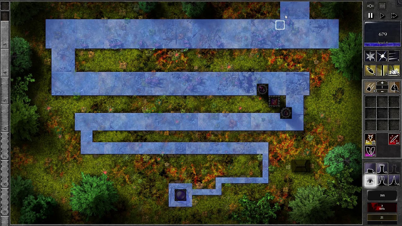 Gemcraft Frostborn Wraith Wizard lvl 170 Field F2 dominance - YouTube