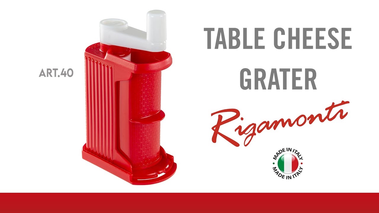 Rigamonti Pietro & figli - ART. 40 TABLE CHEESE GRATER - YouTube