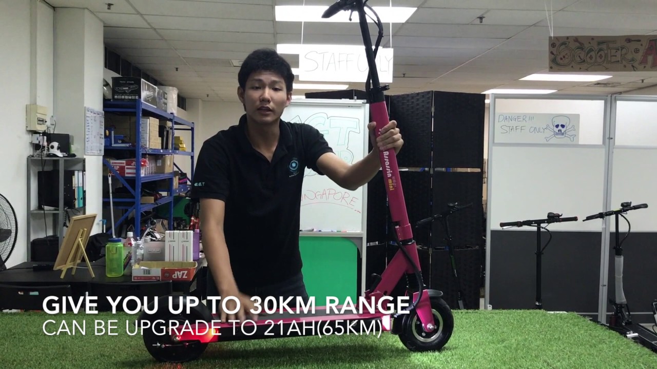 EGT scooter Singapore Speed Assassin Mini Review - YouTube