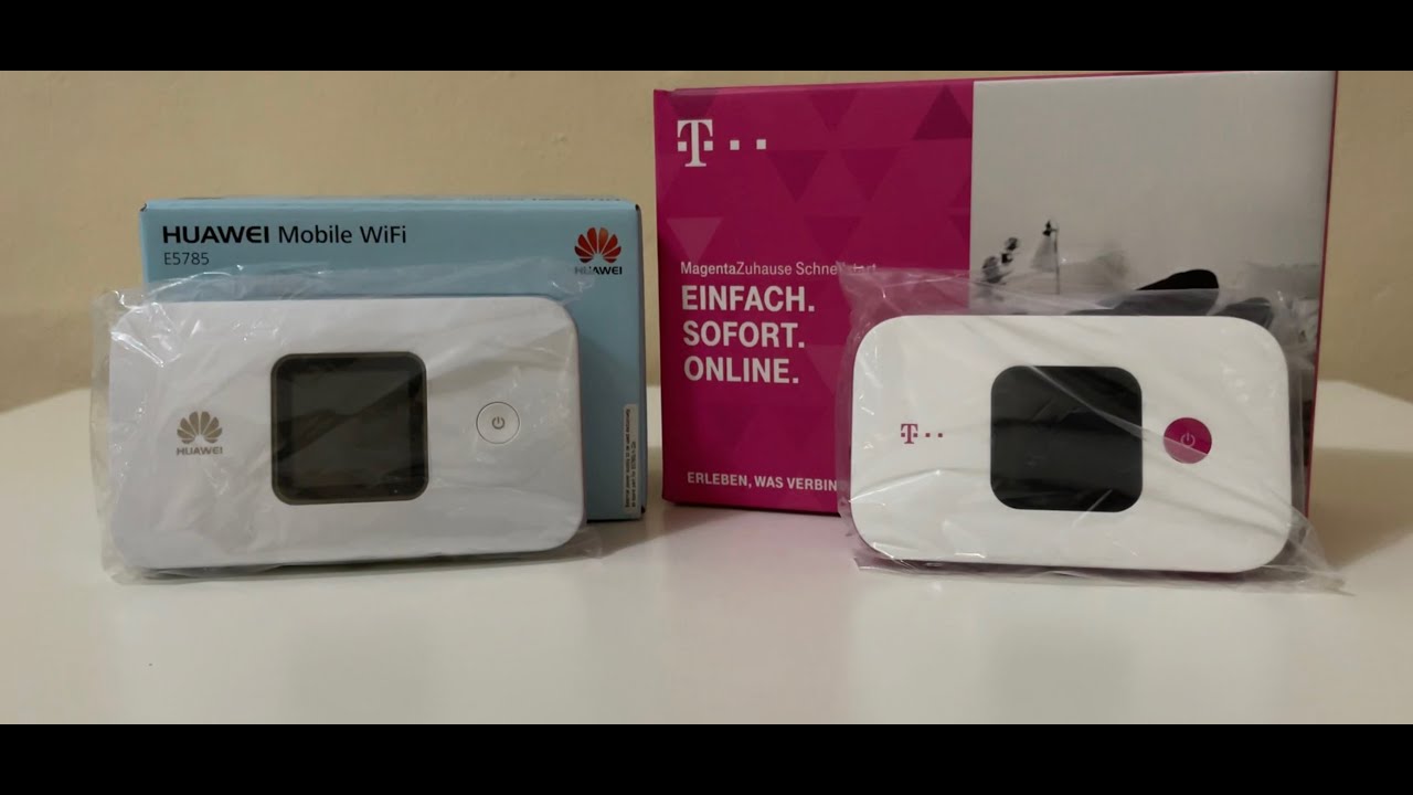 Huawei E5577cs-321 And Huawei E5785Lh-22c Review & Test Speed - YouTube