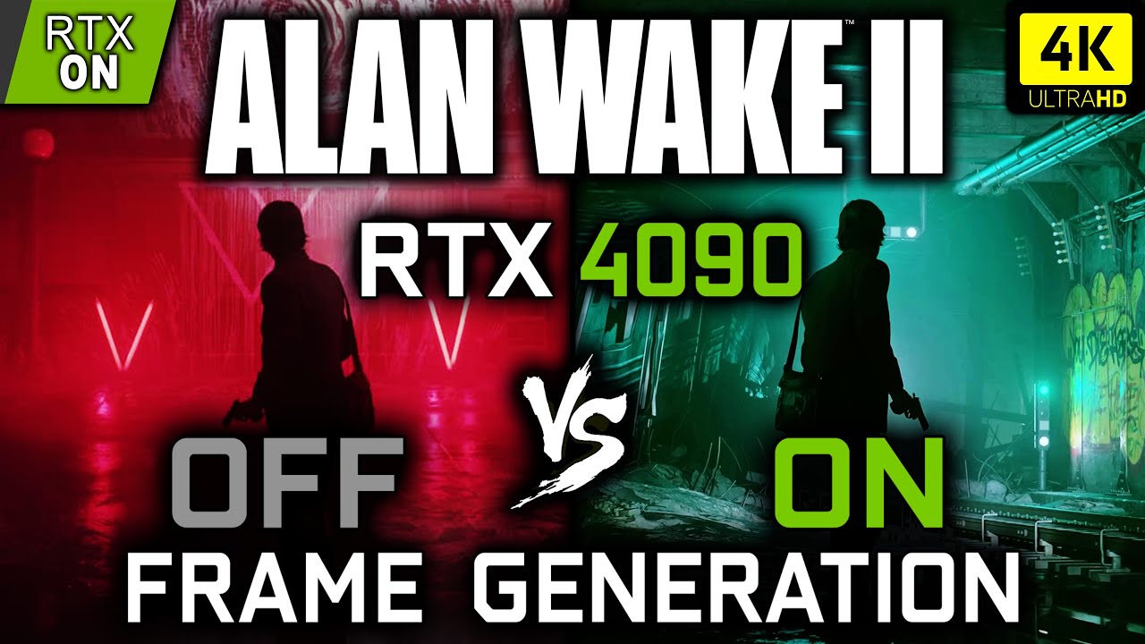 Alan Wake 2 - DLSS 3 Frame Generation ON vs OFF - RTX 4090 | 4K ...