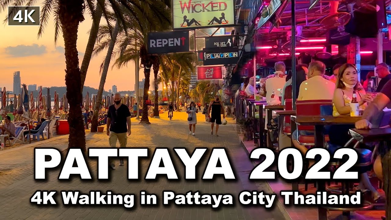 【🇹🇭 4K】Thailand 2022 Walking in Pattaya City | Beach | Nightlife - YouTube
