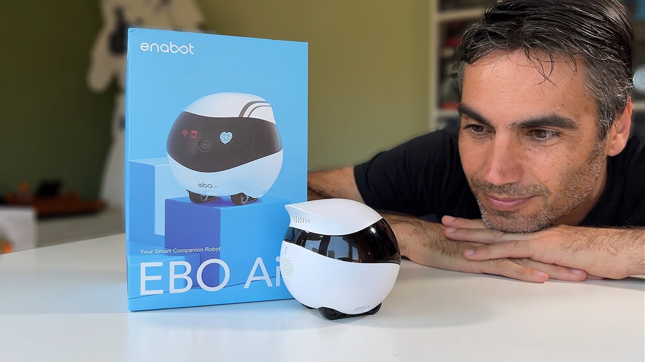 Enabot EBO AIR, tu pequeño "ROBOT" que vigila - YouTube
