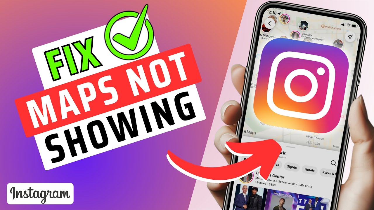 How To Fix Maps Not Showing on Instagram (New Update) - YouTube