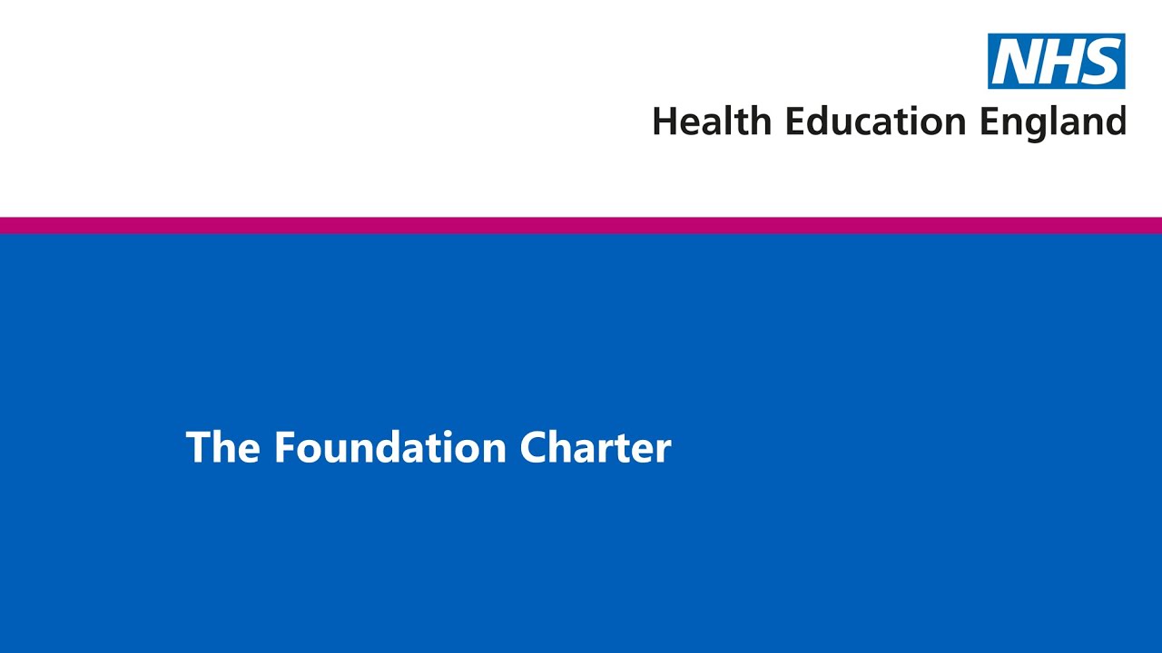 The Foundation Charter - YouTube