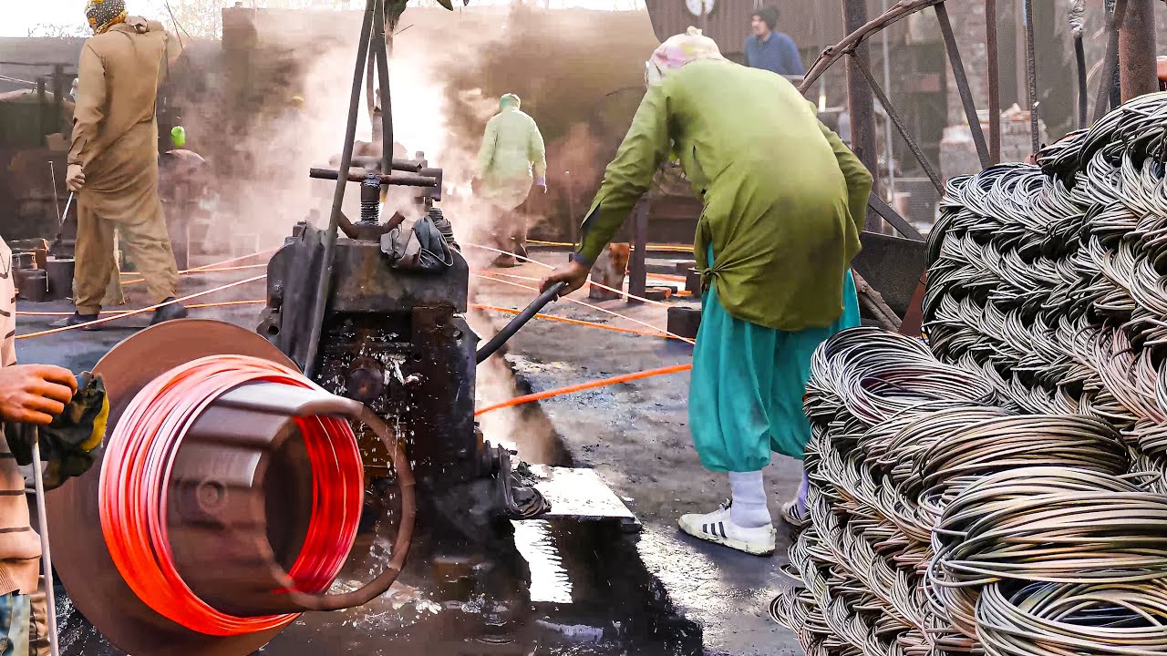 Amazing Scale Production Process of Rebar | How 4mm Steel Bars Are ...