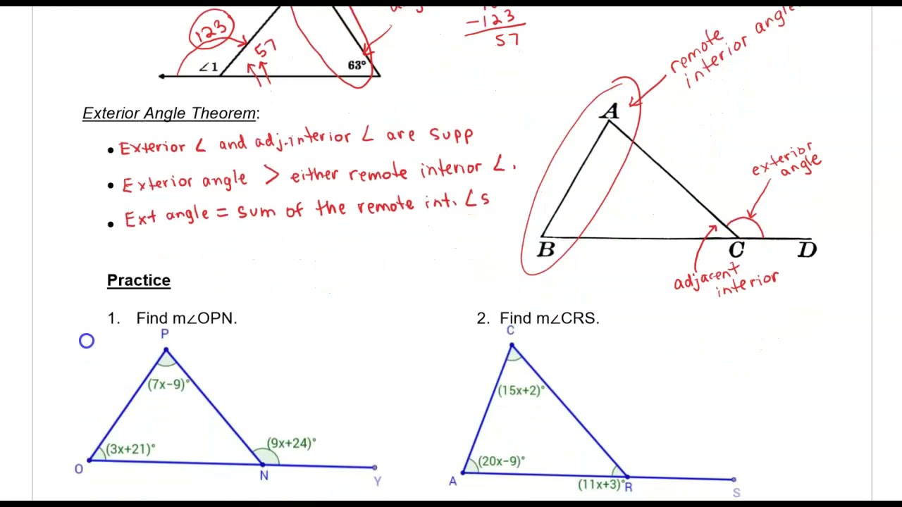 Notes 2.2 Analyzing Triangles - YouTube
