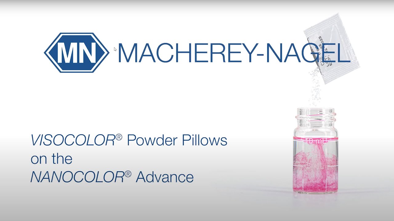 VISOCOLOR Powder Pillows on the NANOCOLOR Advance - YouTube