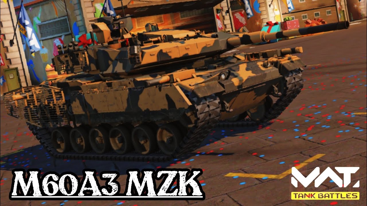 M60A3 MZK 🇹🇷 Tank Gratis Armor Tipis 🥶 MWT Tank Battles - YouTube